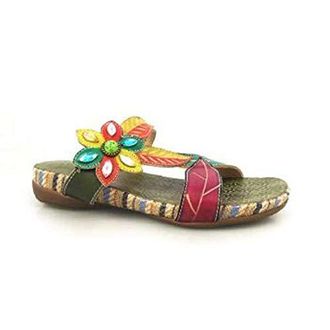 Laura Vita Laura Vita Femme Facbleo 05 Mules, Rouge Rouge, 36 EU