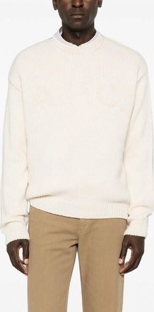 A.P.C. A. P.C. Pull &agrave; col rond en 100% laine recycl&eacute;e avec &eacute;paules tombantes