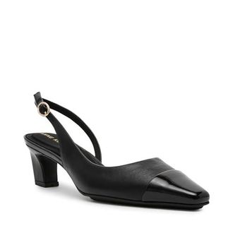 Anne Klein Escarpins Sama pour femme, Noir lisse, 37 EU