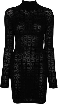 Elisabetta Franchi Knielanges Kleid - Schwarz