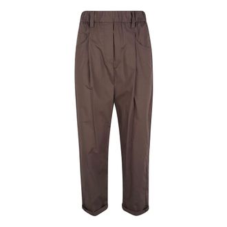 Brunello Cucinelli Five-Pocket Track Hose - - Trousers - Damen - Braun - 2XS