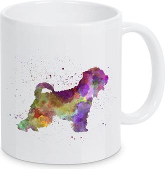 artboxONE Tasse Irish Soft Coated Wheaten Terrier von Paul Rommer - Kaffeetasse Tiere