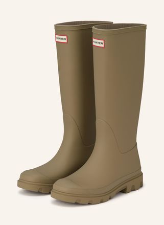 Hunter Gummistiefel Downpour Tall beige
