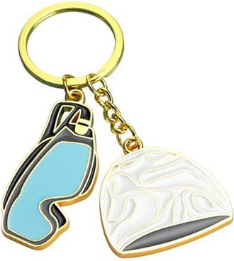 Generic Weppduk Porte-cl&eacute;s de natation pour sacs,Porte-cl&eacute;s de sac &agrave; dos de natation - Porte-cl&eacute;s amoureux de la natation | Pendentif de chapeau damoureux de 