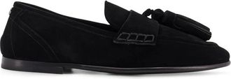 Dolce & Gabbana Homme, Chaussures, Noir, Taille: 45 EU Dolce & Gabbana Flat shoes Black