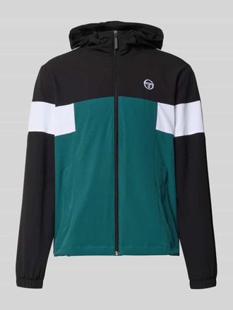 Sergio Tacchini Regular Fit Jacke mit Logo-Stitching Modell Caspio