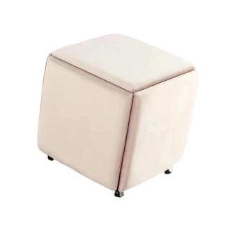 Generic 5-in-1 stapelbarer osmanischer W&uuml;rfelstuhl, stapelbares Kombinationshocker-Set, leicht und einfach zu verstauen, for den Innen- und Au&szlig;enbereich(Color