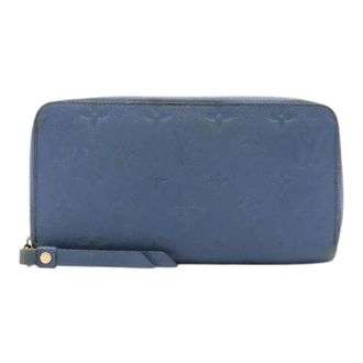 Louis Vuitton Pre-owned Monogram Empreinte langes Portemonnaie (Bi-fold) - - Pre-owned - Damen - Blau - ONE SIZE