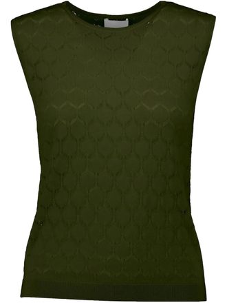 Allude haut en maille - Vert