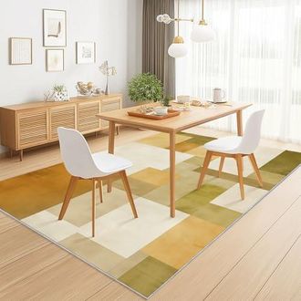 Generic Tapis Imprim&eacute; Motif de Briques empil&eacute;es ordonn&eacute;es pour Salon Chambre D&eacute;coration de la Maison - Multicolore Flanelle Antid&eacute;rapante Tapis Salon de Sol p