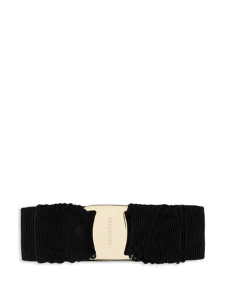 Ferragamo barrette &agrave; noeud Vara - Noir