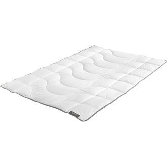 Badenia Trendline Leichtsteppbett, Baumwolle, Wei&szlig;, 135 x 200 x 5 cm