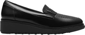 Clarks Femme Sharon Pace, Cuir Noir, 38 EU