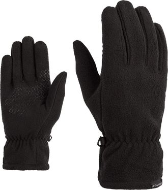 Ziener Herren IBERICO Freizeit- / Funktions- / Outdoor-Handschuhe | Fleece, atmungsaktiv, Black, S