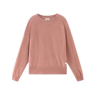 Woolrich Klassischer Rundhals-Pullover - - Knitwear - Damen - Rosa - L