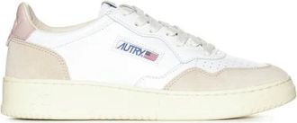 Autry Femme, Chaussures, Blanc, Taille: 39 EU Medalist Low Baskets