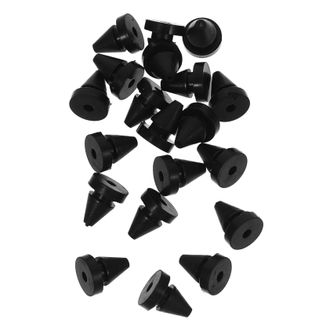 DOITOOL 20 Stück Silikon Türpuffer Schutzpuffer Stoßdämpfer Türschutz für Möbel Wandschutz Geräuschdämmung Elastische Anti kollisions Pads für Schränke und Zi