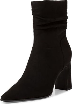 Marco Tozzi Bottines zippées pour Femme 2-25371-43 Botte Tendance, Noir, 40 EU