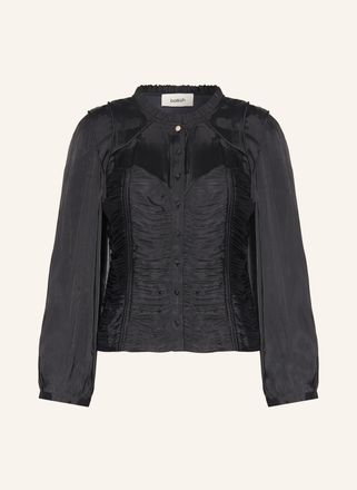 BA&SH Ba&Sh Satinbluse Cimila schwarz