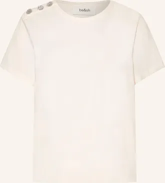 BA&SH Ba&Sh T-Shirt Elmer Mit Schmucksteinen weiss