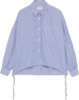 Roy Rogers Femme, Blouses et Chemises, Bleu, Taille: 36 FR Camicia manica lunga