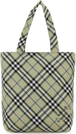 Burberry Homme, Sacs, Multicolore, Taille: ONE Size Sac Shopping En Toile Brod&eacute; &agrave; Motif Check
