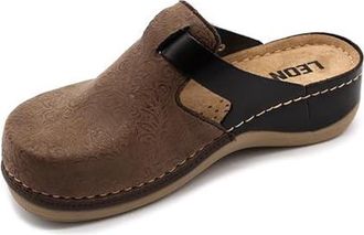 Leon 903 Sabots Mules Chaussons Chaussures, Femme, Samantha Brun, EU 38