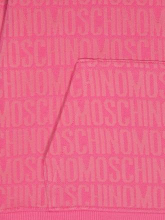Moschino Cotton Blend Hooded Sweatshirt - Pink