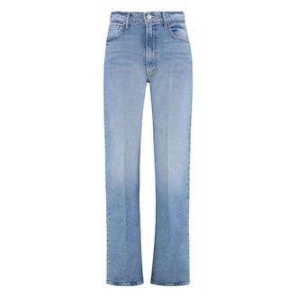 Mother The Lasso Straight-Leg-Jeans mit 5 Taschen - - Jeans - Damen - Blau - W26