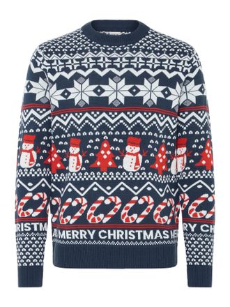 Solid Weihnachtspullover SDPAJA