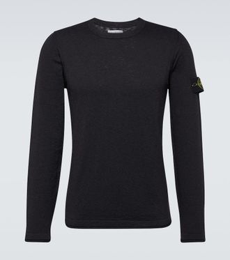 Stone Island Pull Compass en coton mélangé