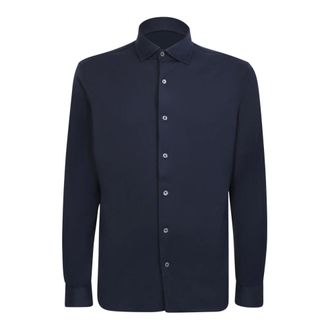 Dell'Oglio Homme, Chemises, Bleu, Taille: M Chemise Bleue pour Homme &Eacute;l&eacute;gante