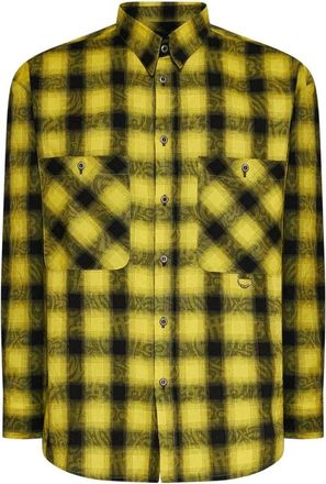 John Richmond Homme, Chemises, Jaune, Taille: L Iconic Check Shirt