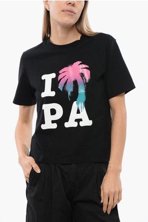 Palm Angels Printed Crewneck T-Shirt size S
