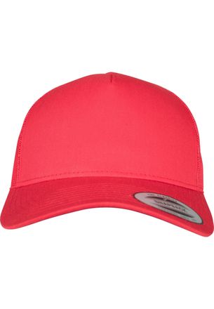 Flexfit 5-Panel Retro Trucker Cap Kape, red, one Size