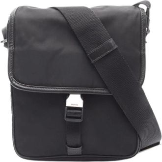 Prada unisex, Pre-owned, Noir, Taille: ONE Size Sac bandouli&egrave;re Pre-owned Vintage en nylon