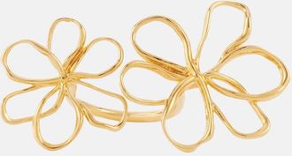 Oscar De La Renta Ring Threaded Flower
