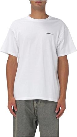 Carhartt Work in Progress Homme, Tops, Blanc, Taille: L T-Chemises