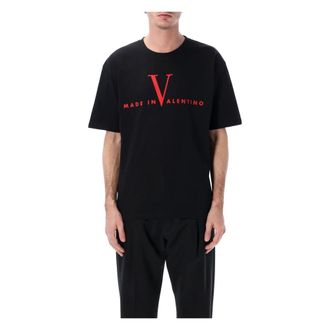 Valentino Garavani Made In Valentino T-Shirt - - Tops - Herren - Schwarzk - M