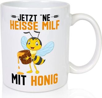 Generic Jetzt ne heisse Milf mit Honig | Honig | Imker - Tasse Weiss - Kaffeetasse/Geschenk/Familie