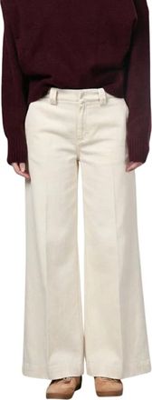 Mason's New York Palazzo Chino Pants - Femme - Pantalons - Beige - Taille: 44 FR