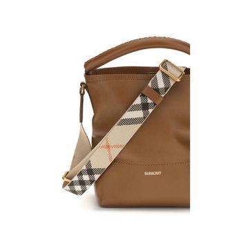 Burberry B Clip Bucket Bag - Brown
