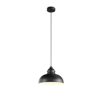 Lindby Suspension Cliona &agrave; intensit&eacute; variable (Moderne) en Noir M&eacute;tal e. a. pour Salon & Salle manger (1 lampe,&agrave; E27), Luminaire Lampe Plafond Plafonnier Sus