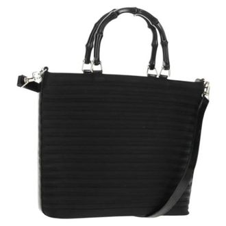 Gucci Pre-owned Nylon Handtasche - - Pre-owned - Damen - Schwarzk - ONE SIZE