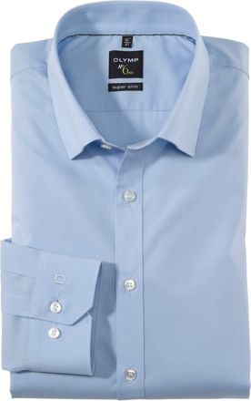 Olymp No. Six super Slim Hemd Langarm Under-Button-Down hellblau