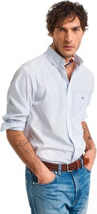 GANT Gant Herren Reg Poplin Banker Bd Hemd, Light Blue, L EU