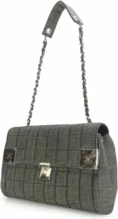 Chanel Pre-owned Denim sacs-chanel - Femme - Pre-owned - Vert - Taille: ONE Size