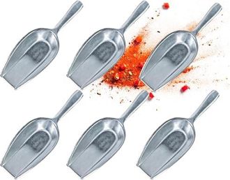 Westmark Gewürzschaufeln Hygia - 6 praktische Mini-Schaufeln zum sauberen Dosieren von trockenen Zutaten wie Tee und Gewürzen oder Tierfutter und Süßigkeiten -