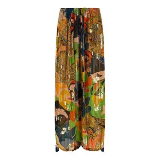 Etro Femme, Pantalons, Multicolore, Taille: 40 FR Pantalon en soie Paisley