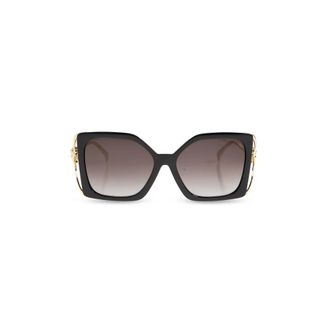 Versace Oversized Square Sonnenbrille - - Accessories - Damen - Schwarzk - 58 MM